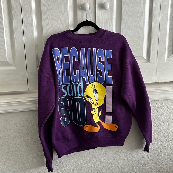 Sweaters | Vintage Looney Tunes Tweety Bird Crewneck Gender Neutral ...
